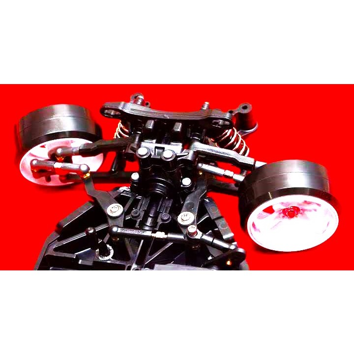 MRC to become 2WD and to increases the front tyre cutting angle Conversion Kit for Tamiya TT-02 ...