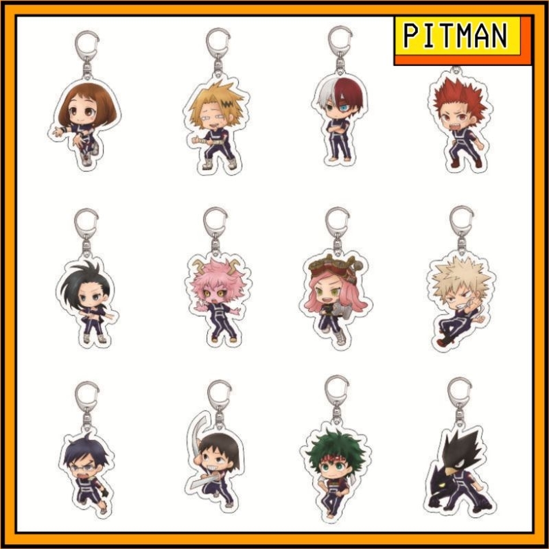 My Hero Academia keychain Boku no Hero Academia keychains | Shopee Malaysia