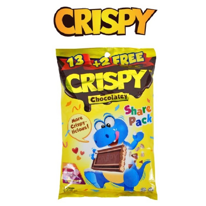 Crispy Kris Chocolate Share Pack 165g 13+2 Free!!! | Shopee Malaysia