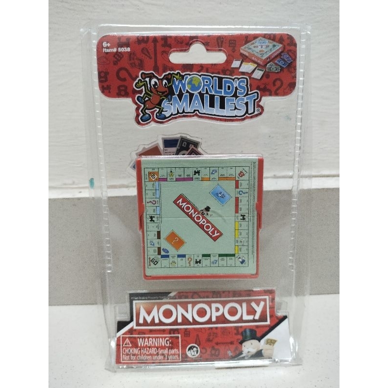 World's Smallest Monopoly Classic Board Game | Shopee Malaysia
