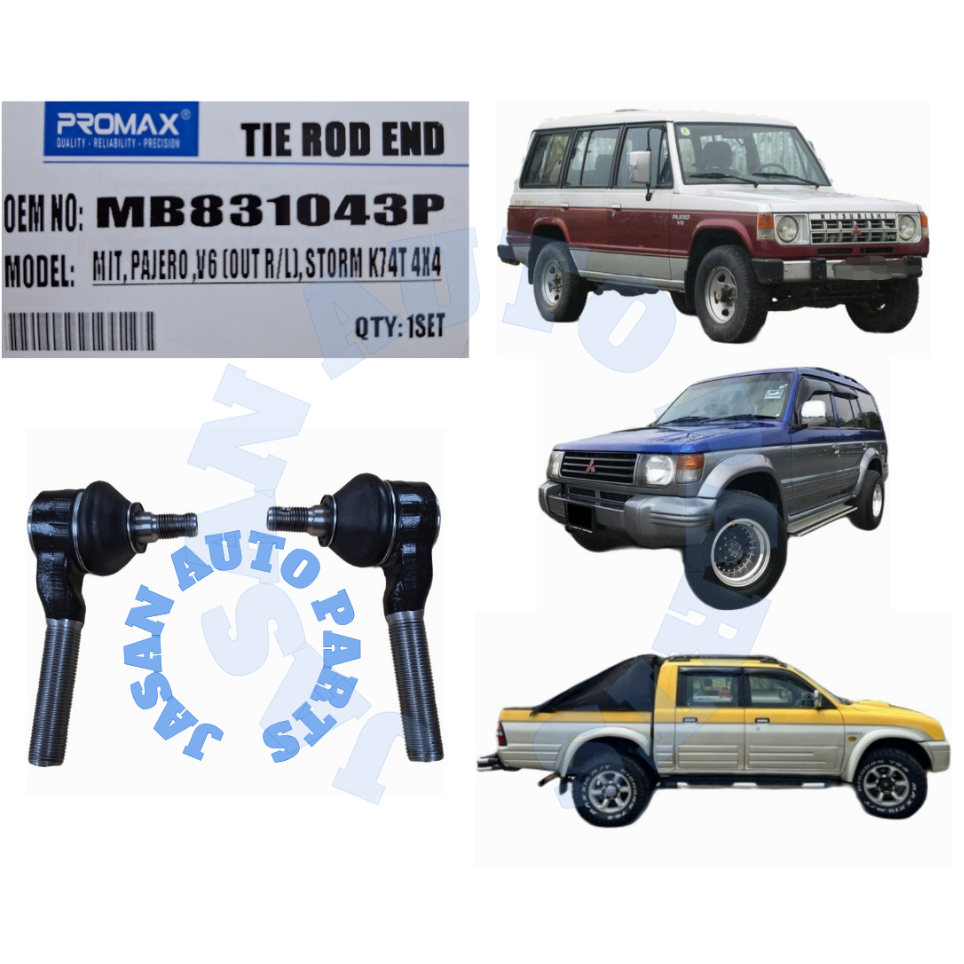 TIE ROD END MITSUBISHI PAJERO V6,V34,STORM L200 4X4 (K74T) OUT R/L | Shopee Malaysia