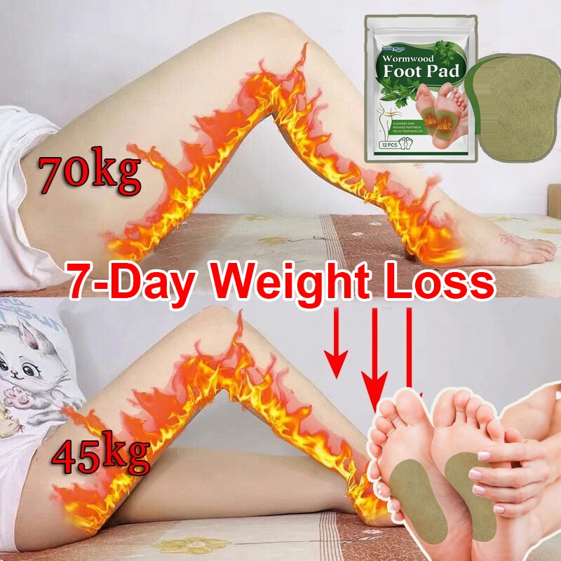 fat burner weightloss arm slimming 12pcs Slimming Foot Patch, Weight ...