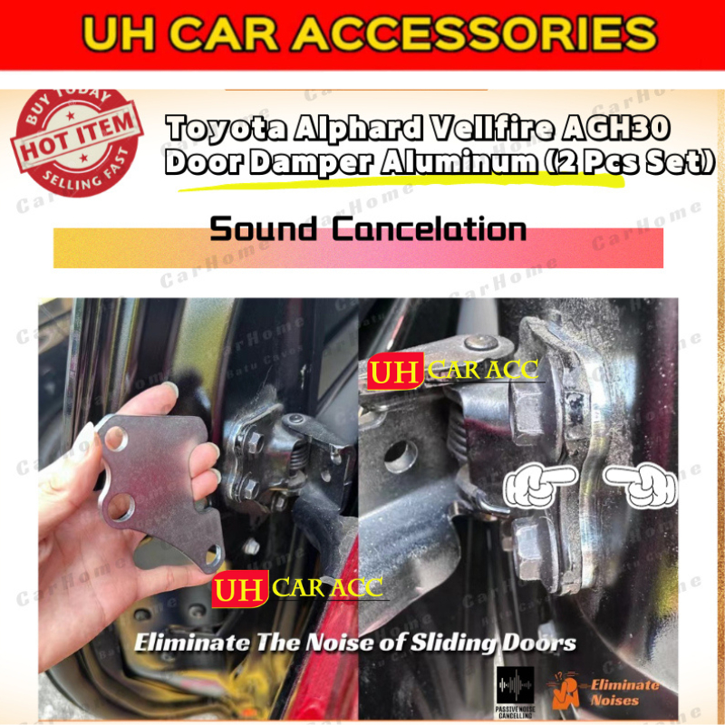 TOYOTA ALPHARD VELLFIRE ANH20 AGH30 SLIDE DOOR ROLLER DAMPER BRACKETY ...