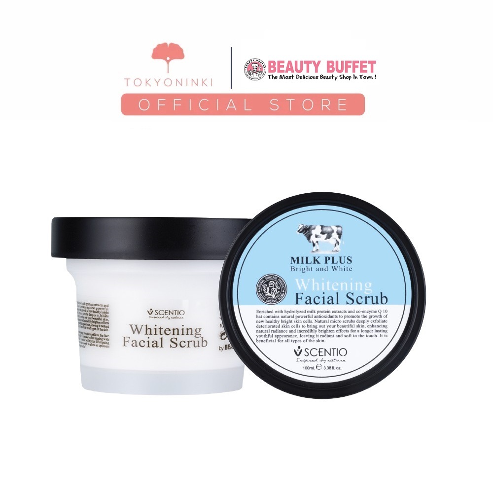 Beauty Buffet Scentio Milk Plus Whitening Q10 Facial Scrub (100ml) [Exp ...