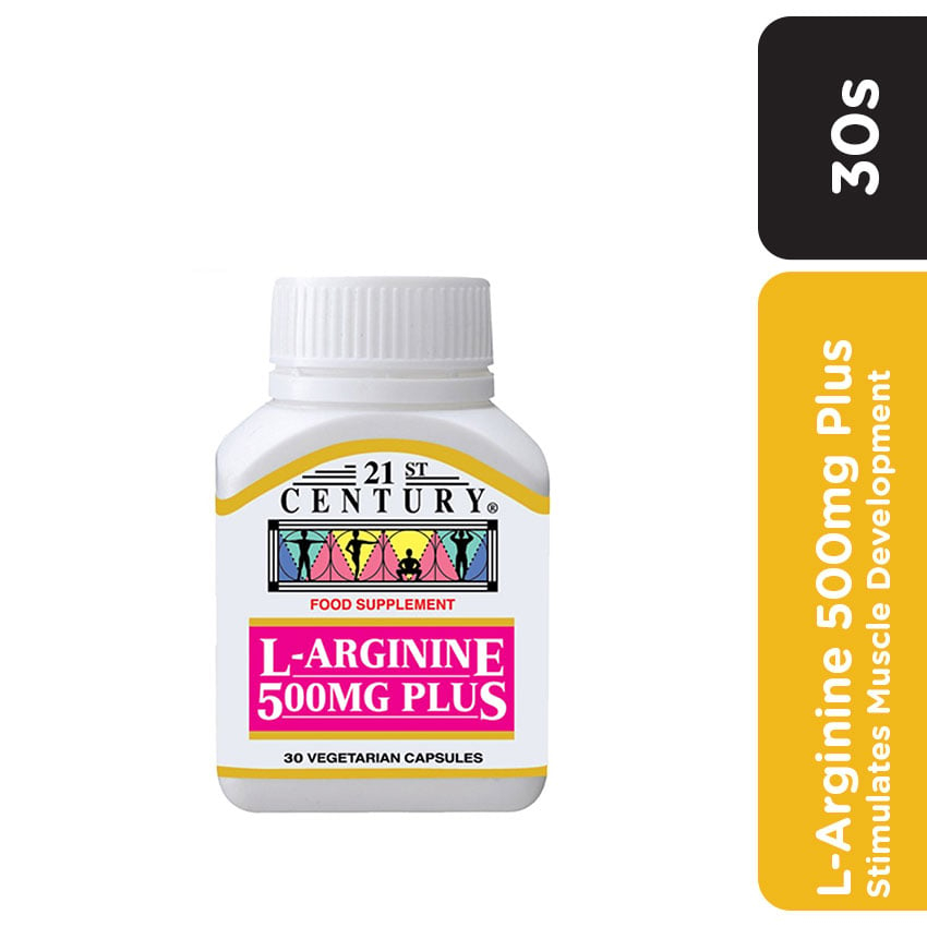 21st Century L Arginine Plus 500mg 30s Shopee Malaysia