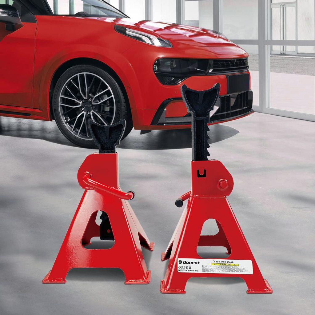 Heavy Duty Double Safety Locking Car Jack Stands Steel random color ...