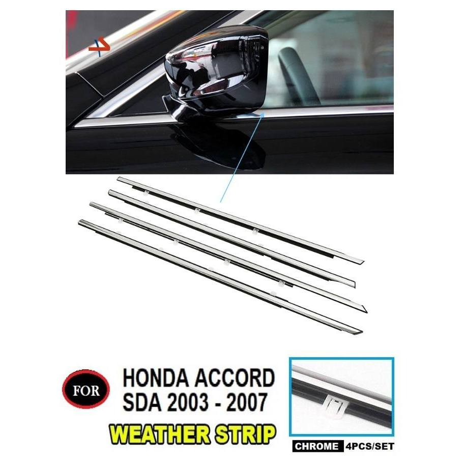 HONDA ACCORD SDA 2003-2007 CAR OUTSIDE WINDOW MOULDINGW WEATHER STRIP ...