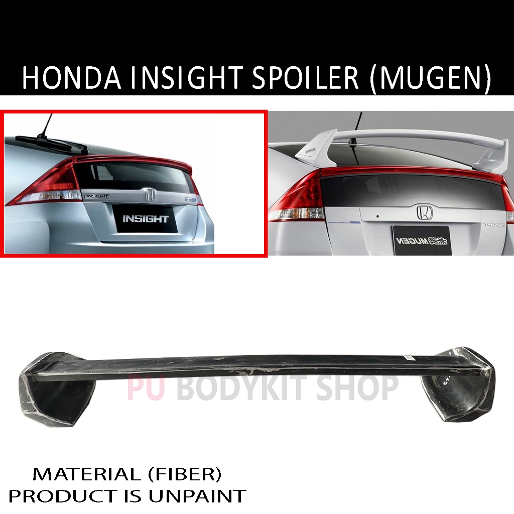 HONDA INSIGHT SPOILER (MUGEN) FIBER | Shopee Malaysia