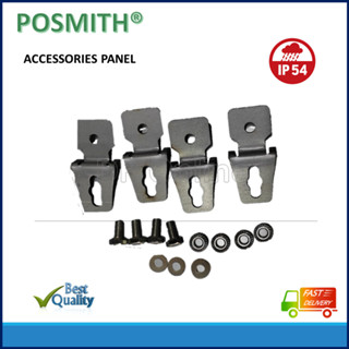 POSMITH IP54 Metal Enclosure Electrical Panel Box H400mm X W300mm X ...