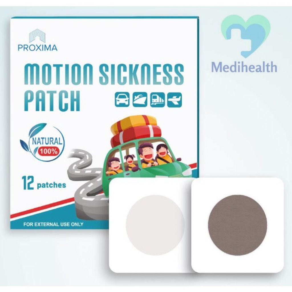 Motion Sickness Patch Ubat Mabuk Kenderaan Nausea Dizzy Seasick ...