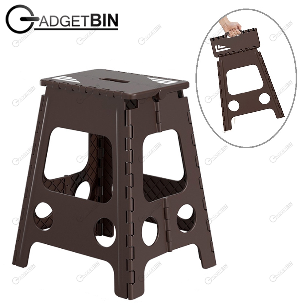With Safe Lock XL size Portable Folding Chair Foldable Stool Easy Carry ...