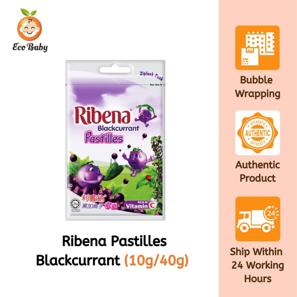 RIbena Pastilles Blackcurrent Gummy Candy 10g/40g | Shopee Malaysia
