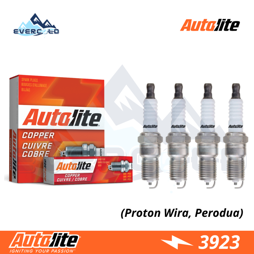 AUTOLITE® 3923 COPPER Spark Plug For Proton Wira, Perodua (SINCE 1936 ...