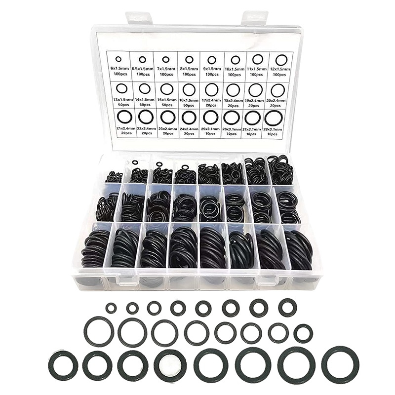 MKR 1200pcs Rubber ORing Assortment Set Hydraulic Plumbing Gasket ...