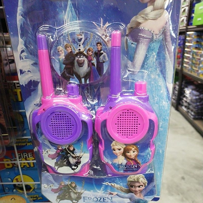 Cartoon Walkie Talkie Toy Kids Pretend Play Phone Mainan Telefon Jarak ...