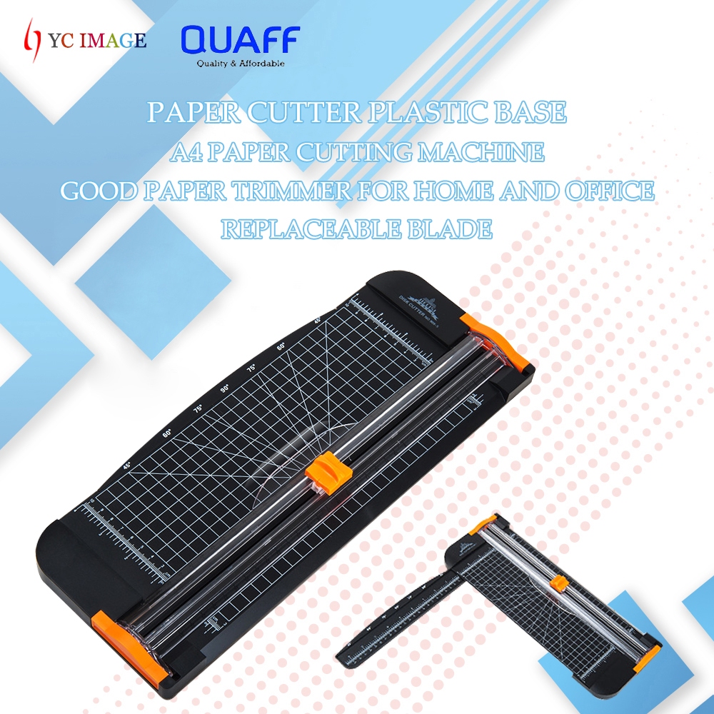 Quaff Plastic Base Paper Cutting Machine A4 Size School Office Cutting ...