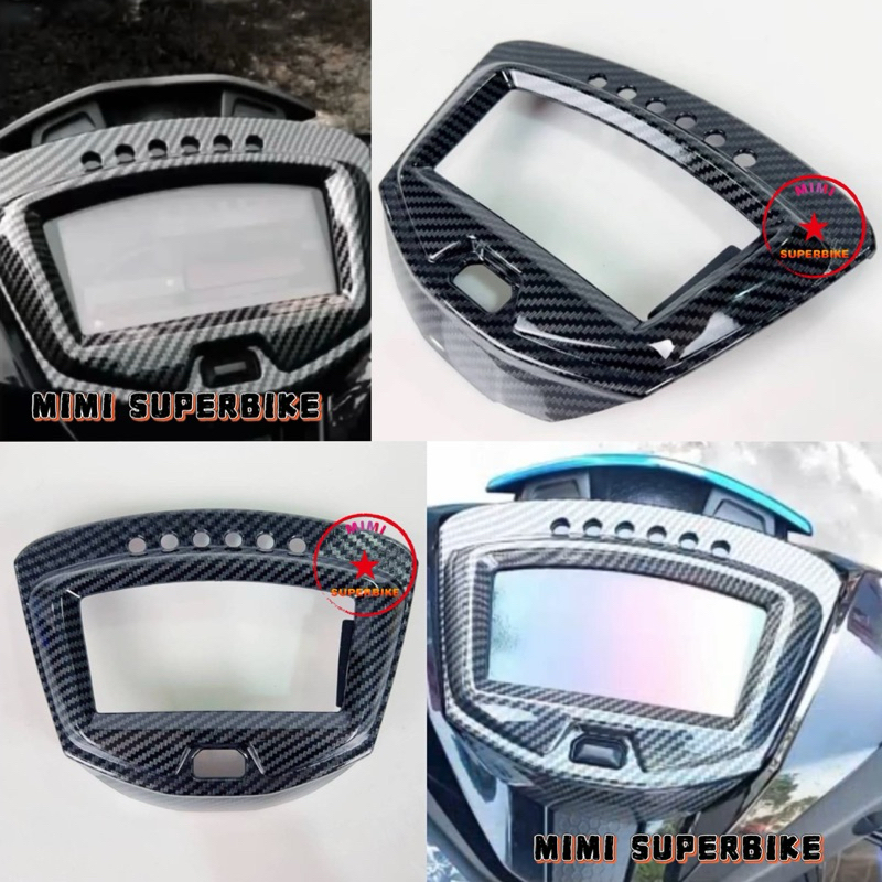 [ CARBON ] METER FRAME COVER ( NO LENS ) YAMAHA Y15ZR Y15 V2 SPEEDO ...