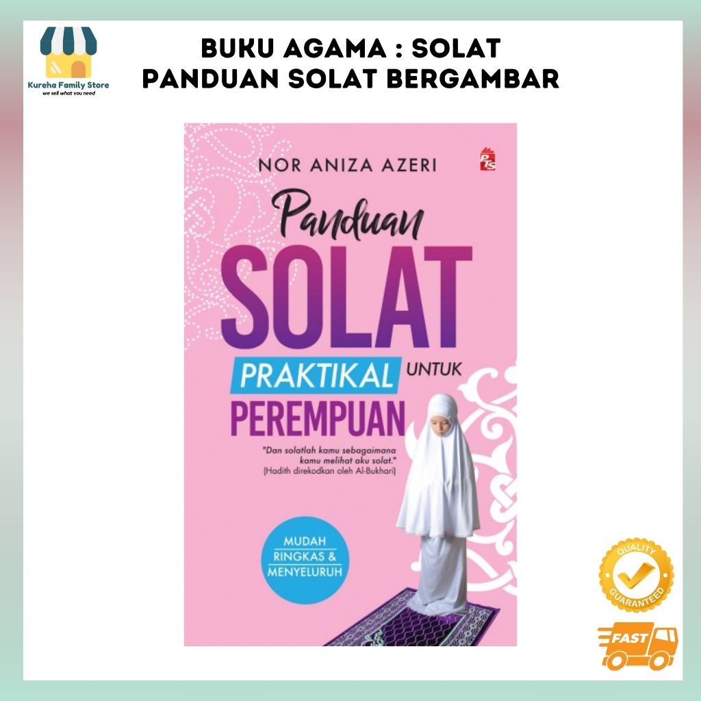 BUKU AGAMA Panduan Solat Praktikal Lelaki dan Perempuan Kitab Bergambar ...