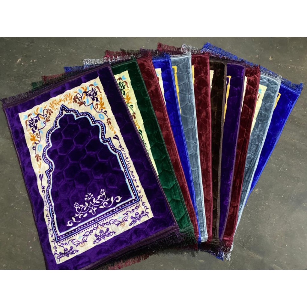 Sejadah baldu gebu / sejadah corak 🎆/ tebal harga borong | Shopee Malaysia