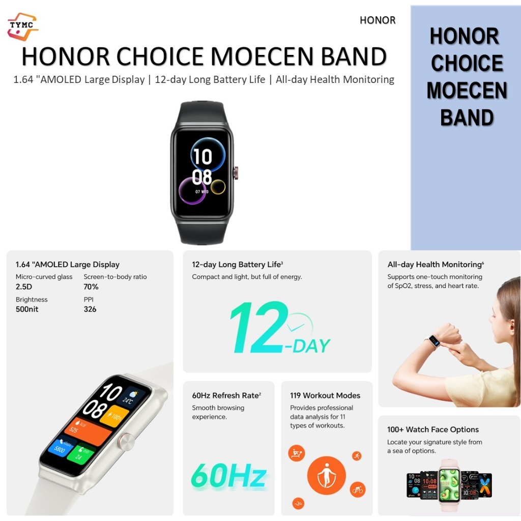 [ORIGINAL] Honor Choice Moecen Band | Shopee Malaysia