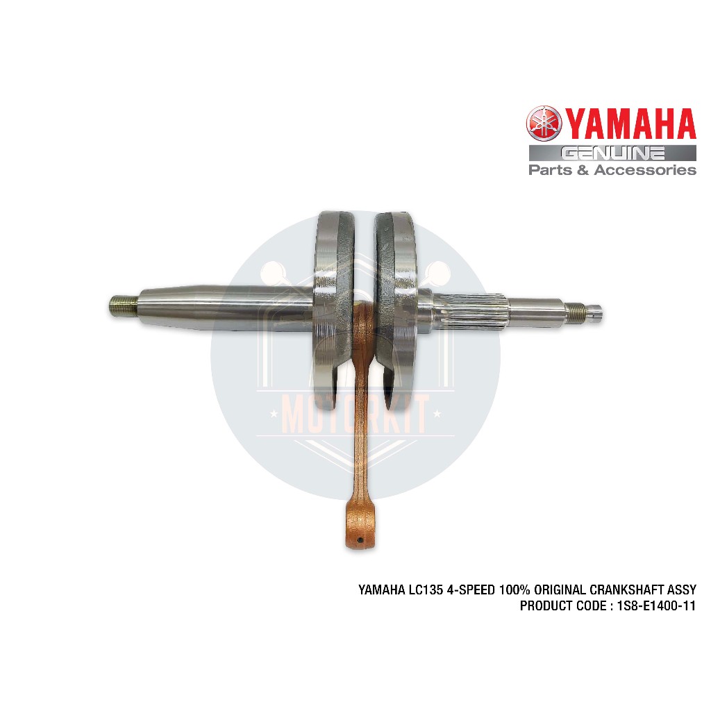 YAMAHA LC135 LC135 FI V1 V2 V3 V4 V5 V6 V7 V8 4S 4 SPEED 100% ORIGINAL CRANKSHAFT ASSY SUB ...