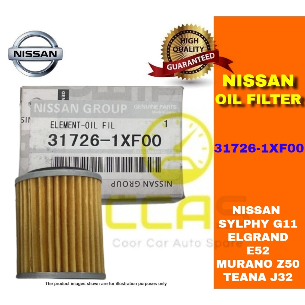 Nissan CVT Gearbox Filter (Paper) J32L G11L 31726-1XF00 Gear box NISSAN ...