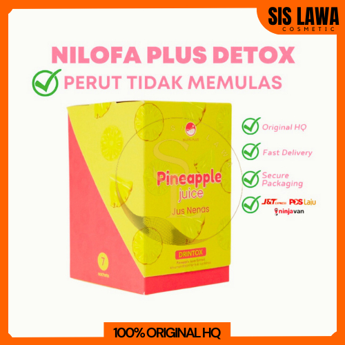 Neelofa Drintox Pineapple Juice 🔥Detox Drink Plus Dari Ekstrak Nenas ...