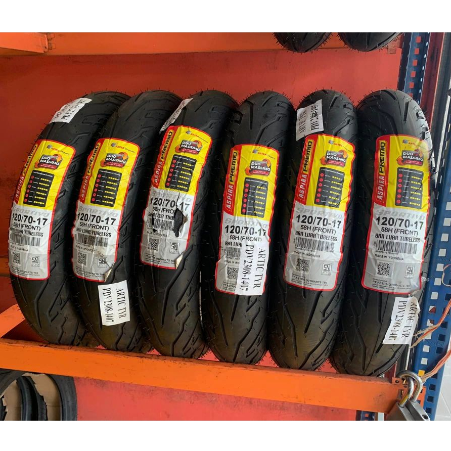 TAYAR MOTOSIKAL ASPIRA PREMIO SPORTIVO 14" 17" (NVX VARIO Y15 Y16 R25 ...