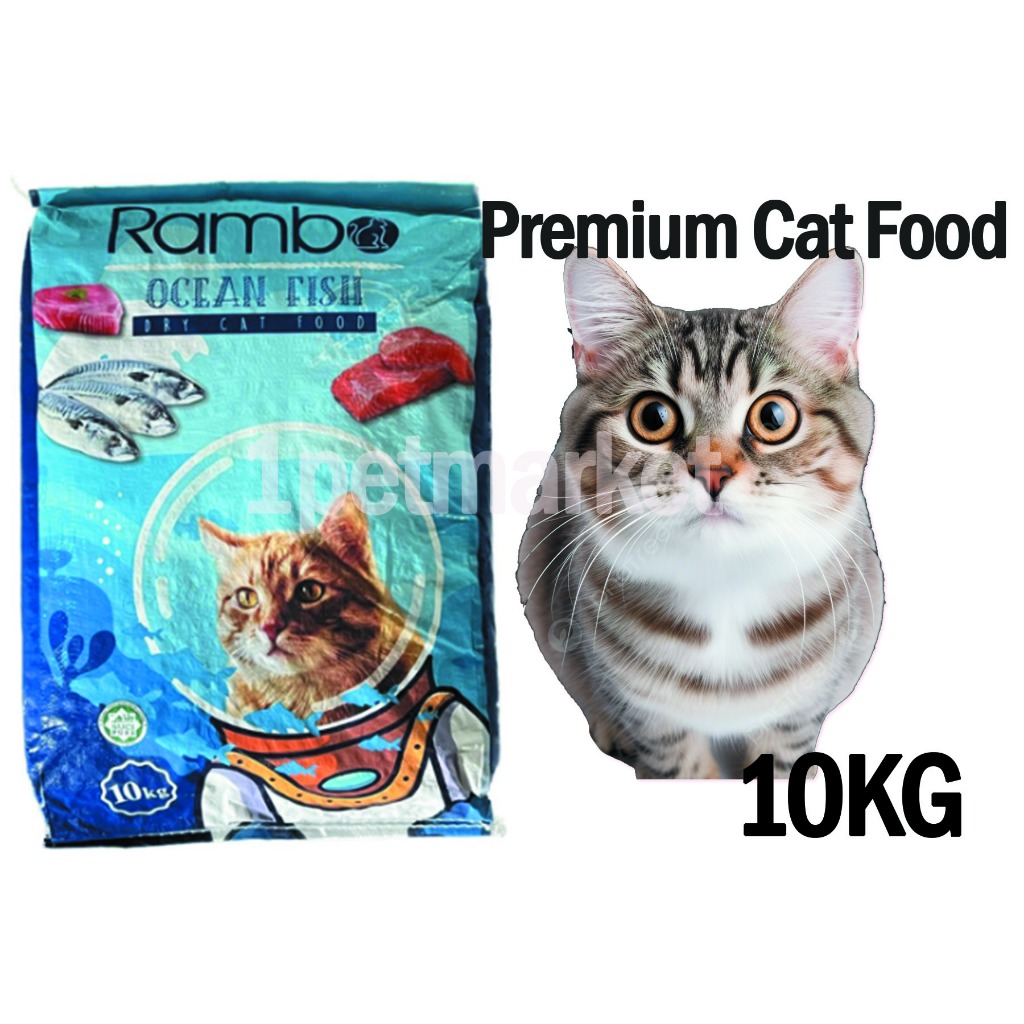 Rambo Premium Cat Food 10kg | Shopee Malaysia