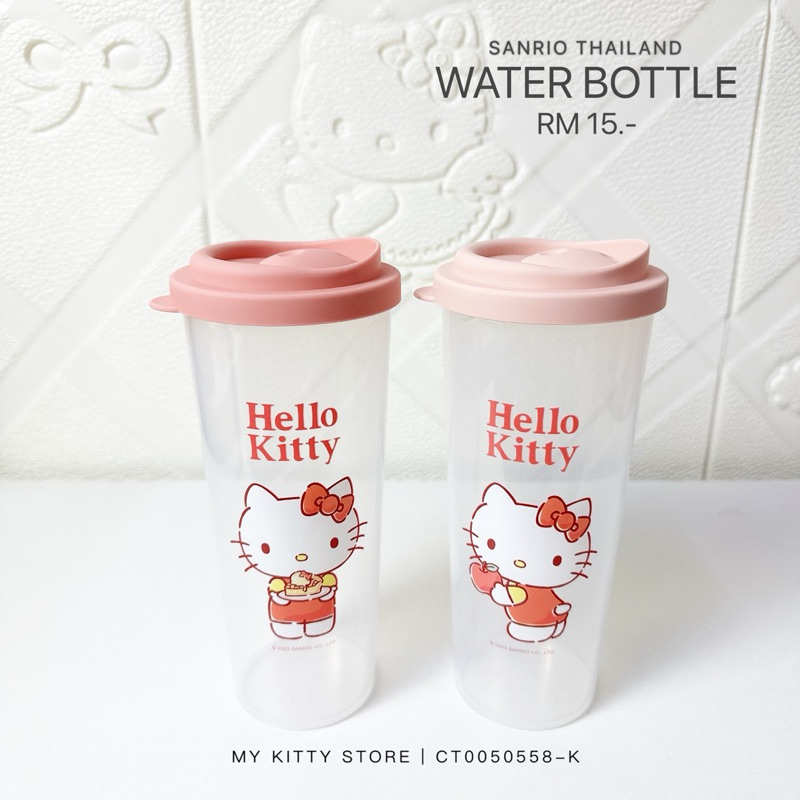 Moshi Moshi Thailand X Sanrio Hello Kitty Water Bottle Portable Drink ...