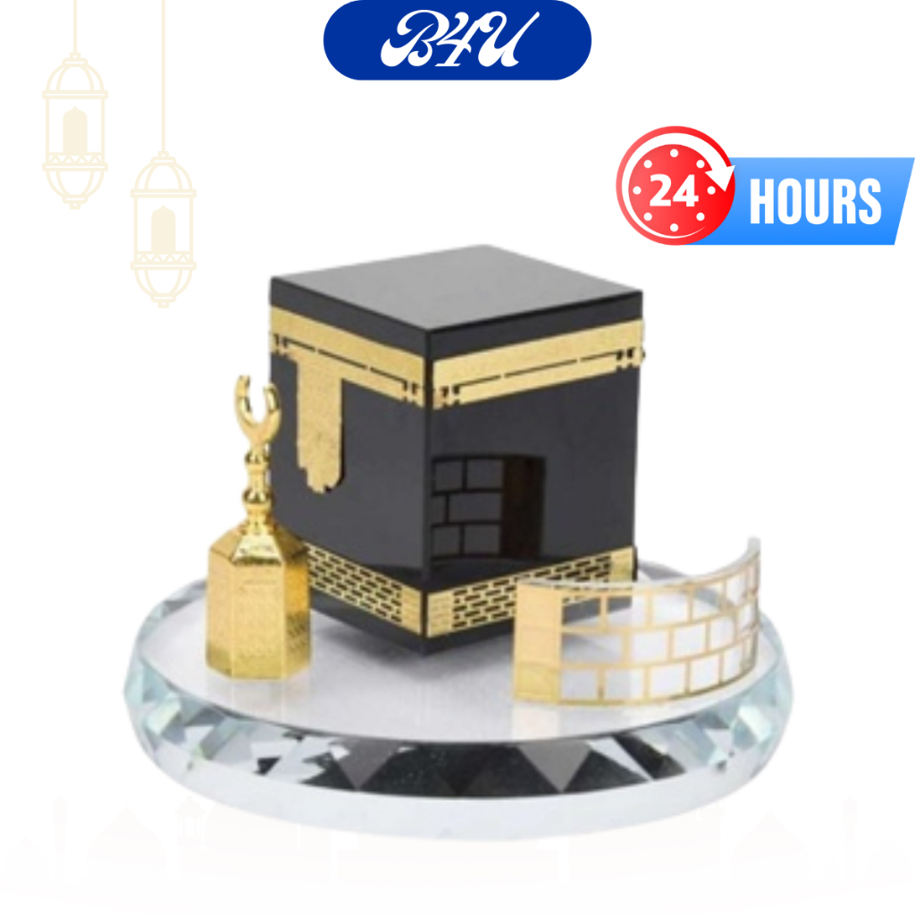 MY Stock! Muslim Car Supplies Crystal Car Ornament Kaaba Muslim Crafts ...