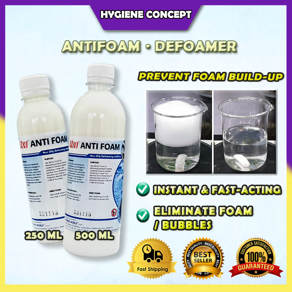 AntiFoam Defoamer 250ml 500ml / Anti foaming Agent / Foam Control ...