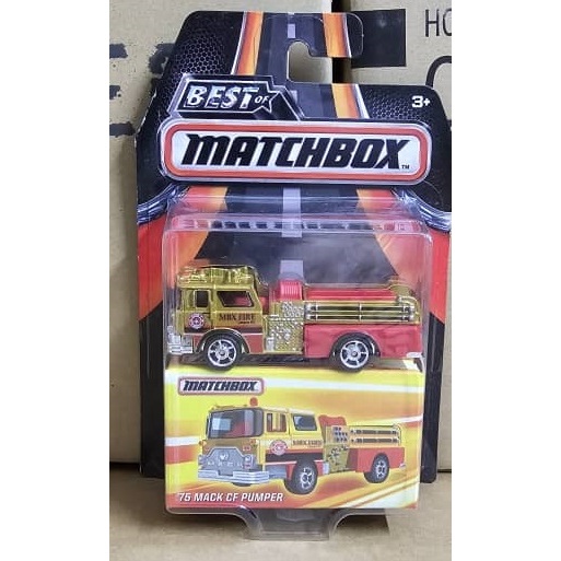 Matchbox - Best of Matchbox - '75 Mack CF Pumper (creased card) (rare ...