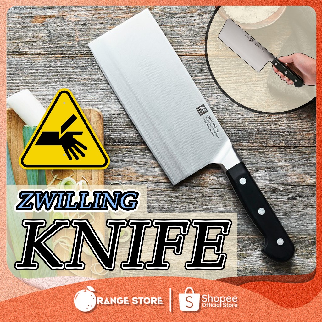 (Set) 2 Pcs Zwilling kitchen butcher knife pisau dapur tajam high ...