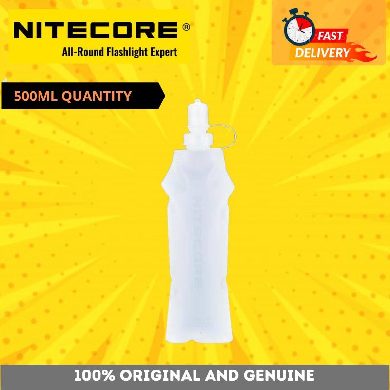🔥100% ORIGINAL🔥 Nitecore Soft Flask Water Bottle 500ml | Shopee Malaysia