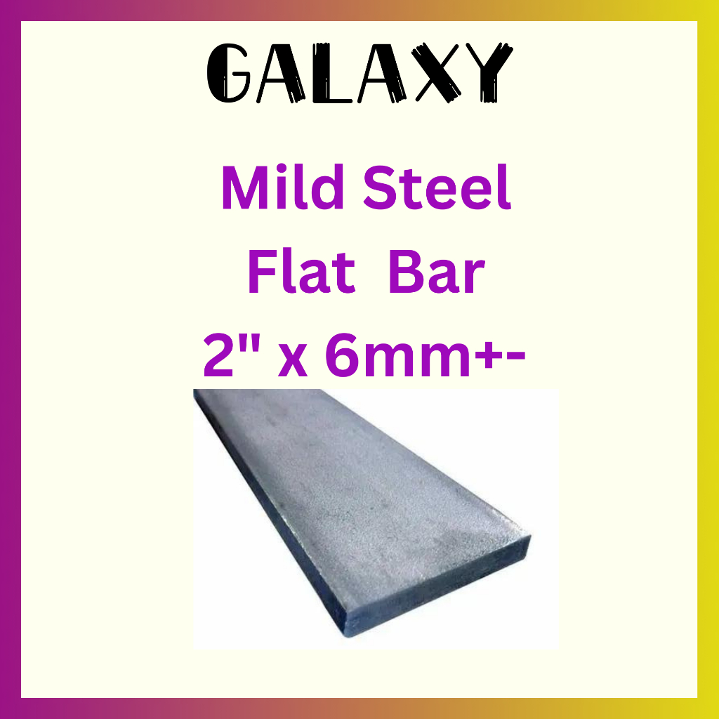 Mild Steel Flat Bar 2" ( 50mm ) x 6mm+- Thickess / Solid Metal Bar ...