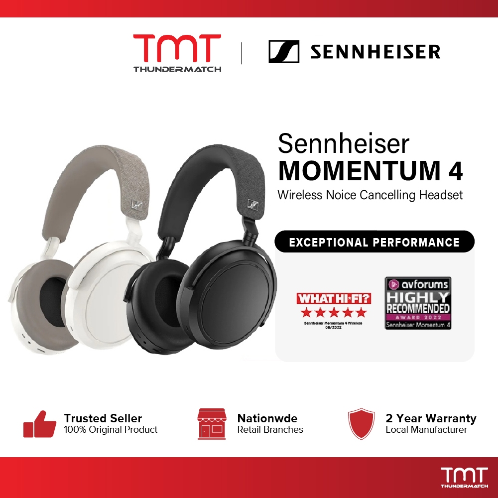 Sennheiser Official Momentum 4 Bluetooth Wireless Headphone - M4 ...