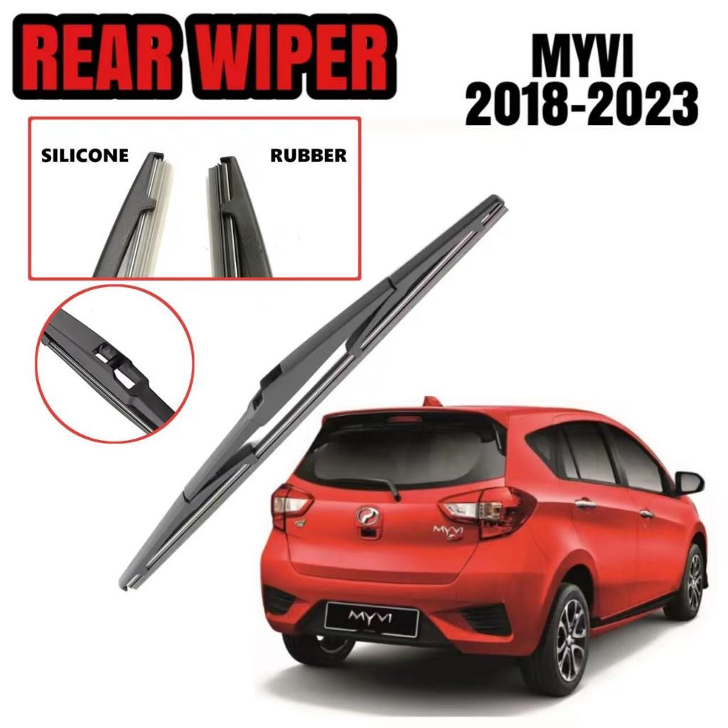 PERODUA MYVI REAR WIPER Myvi 2018-2023 Belakang Tail Wiper Rubber ...