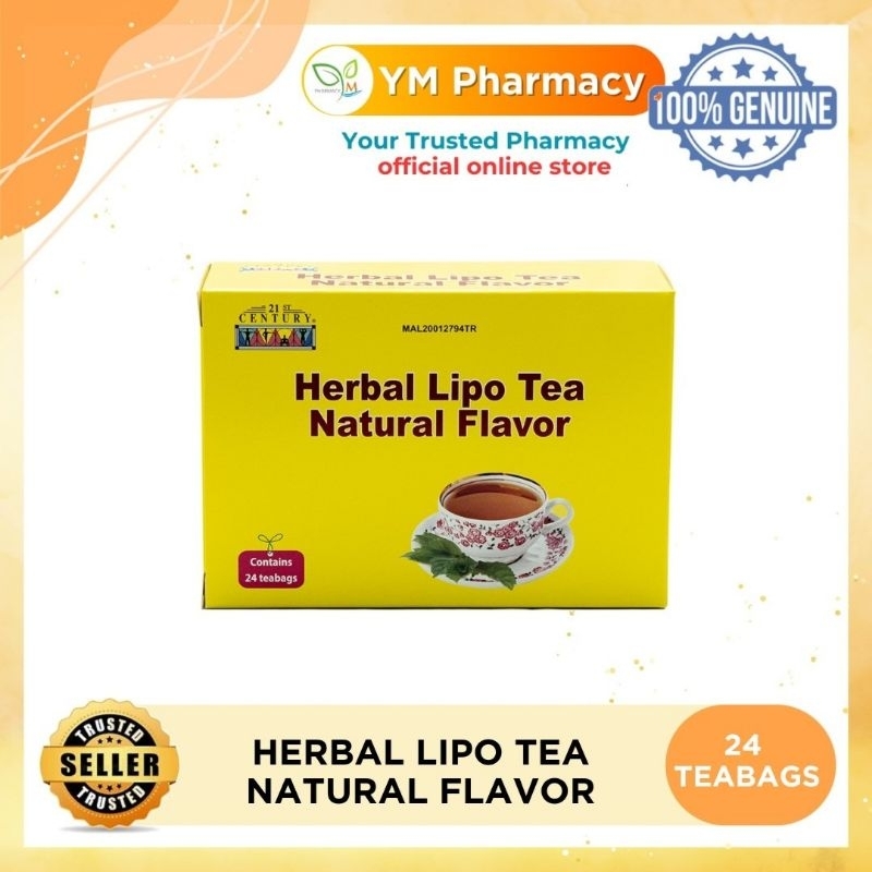 21st Century Herbal Lipo Tea Natural Flavor 24 Teabags [Exp: 22/01/2026 ...