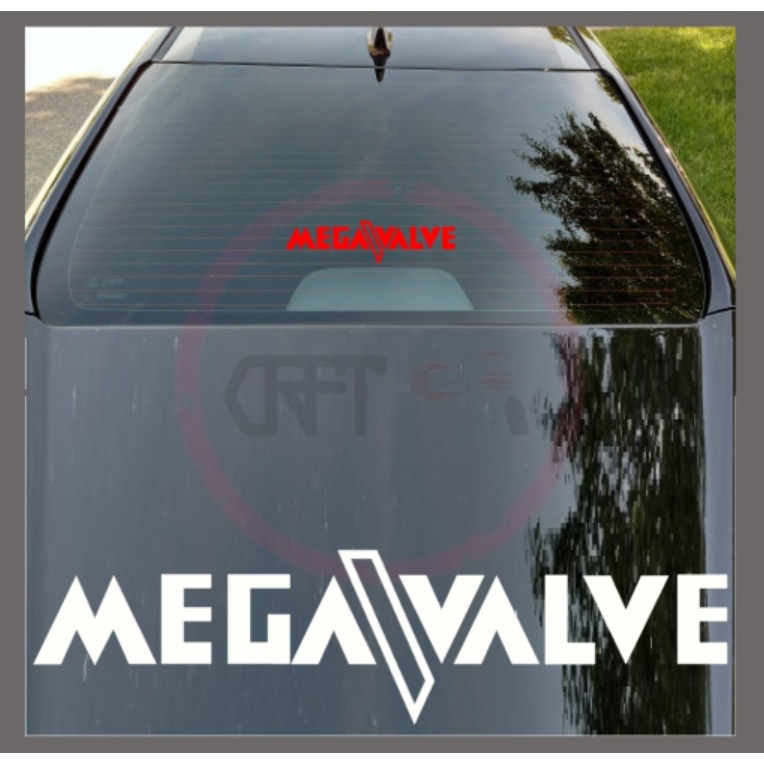 CFS563 Classic Proton Saga Iswara Mega Valve MegaValve Logo Stiker ...