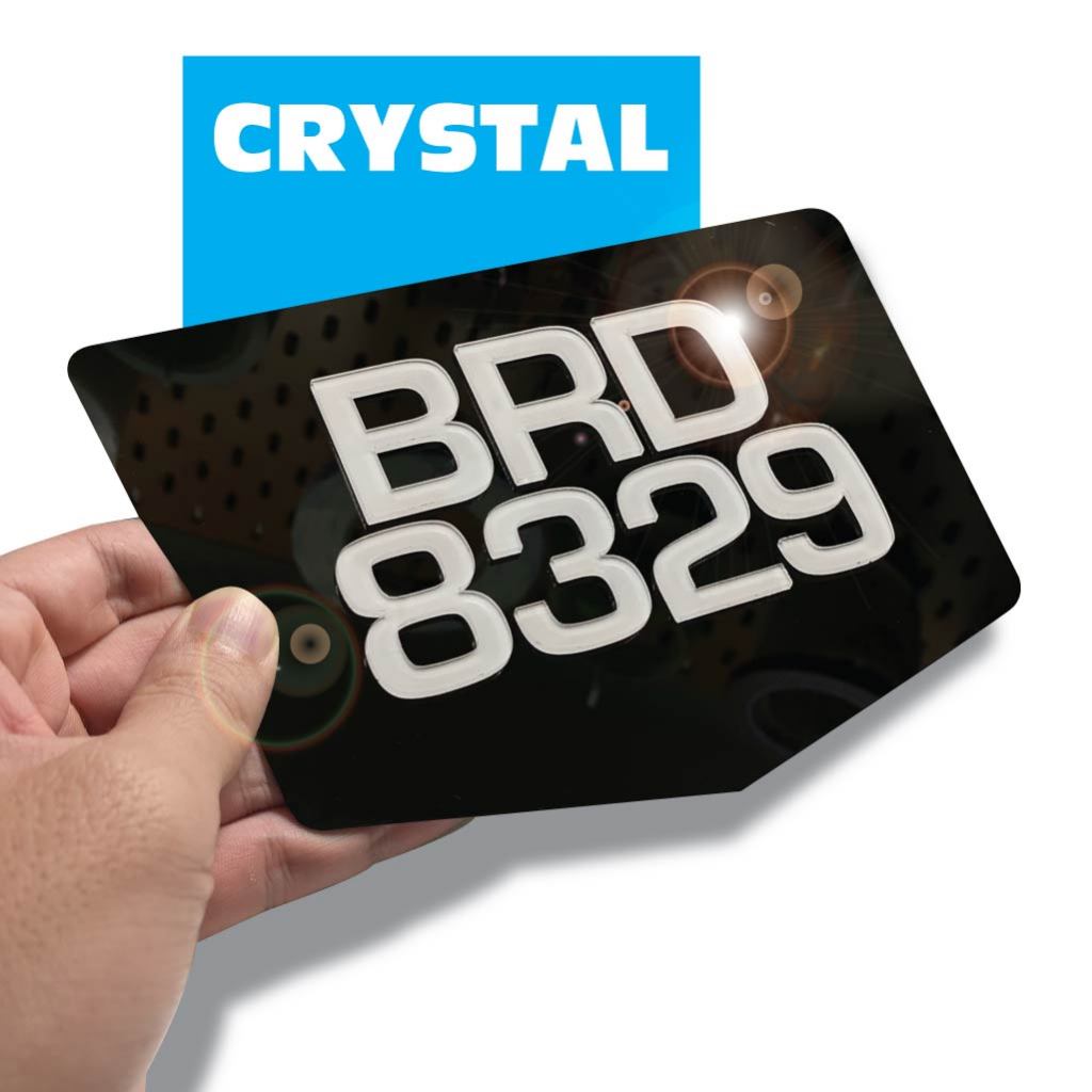 Motor Number Plate CRYSTAL (Ready Stock) | Shopee Malaysia