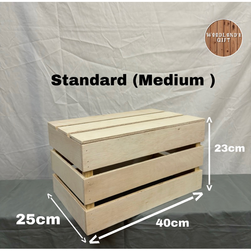 Wooden decoration/storage boxes/crates/kotak kayu（Customise Available ...