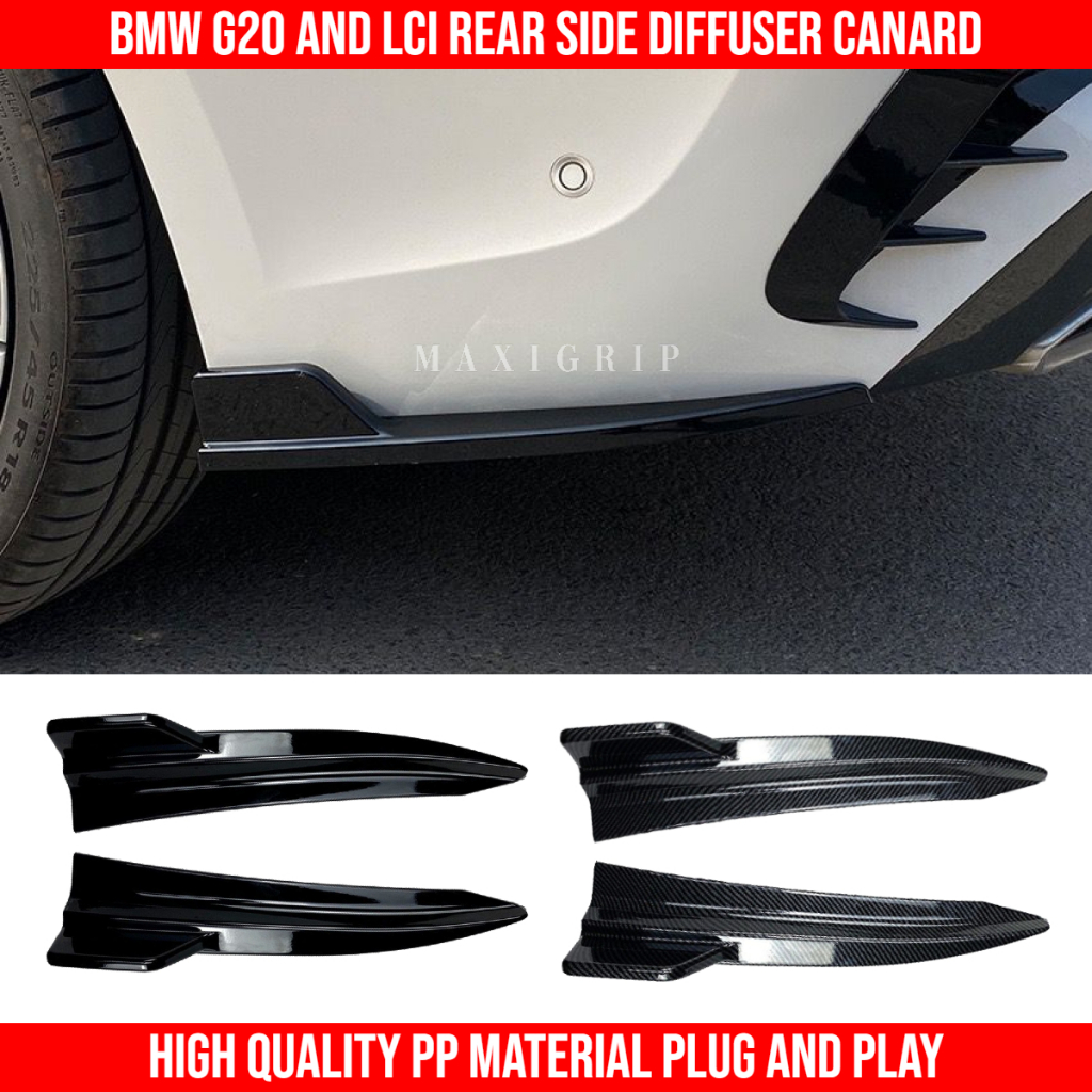 BMW G20 Rear side canard diffuser splitter G20 M sport and G20 LCI ...