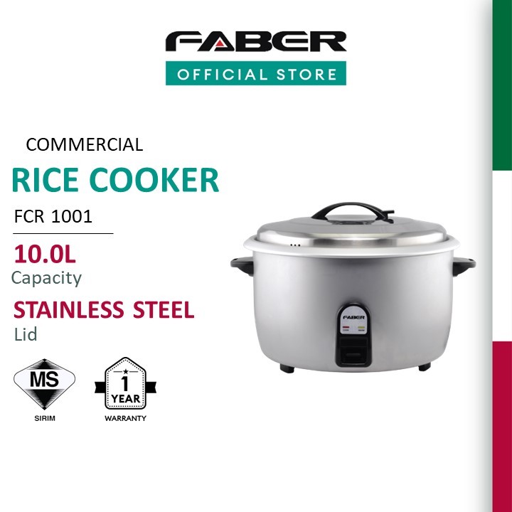 Faber Electric Commercial Rice Cooker Fcr 1001 10.0L Periuk Nasi ...