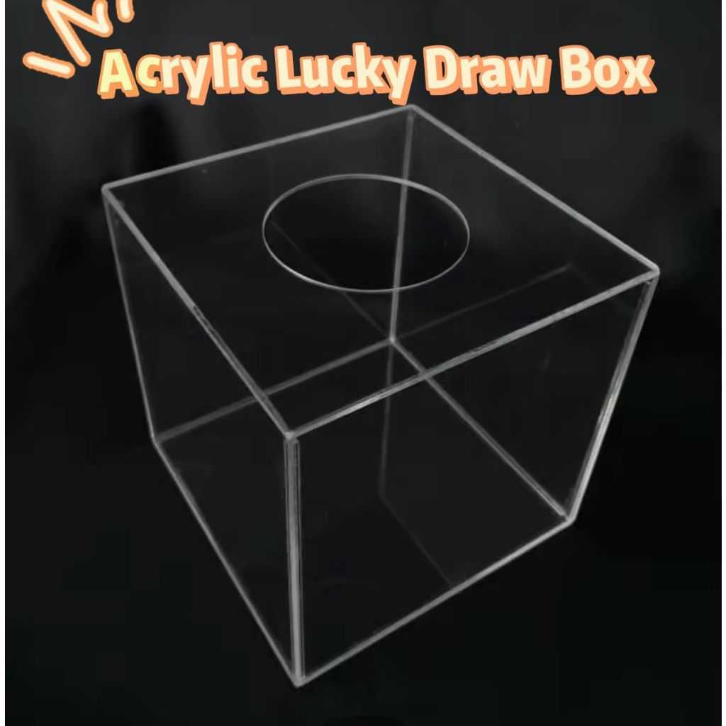 Lucky Draw Box / Peti Cabutan / Peti Undi / Kotak Peti Undi Size 10inch ...