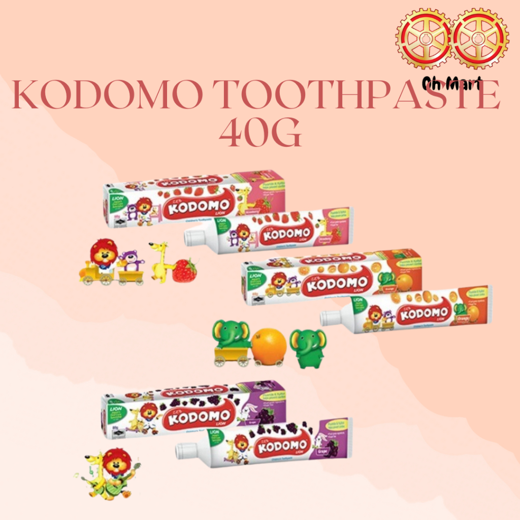 Kodomo Lion Children's Toothpaste 40g | Shopee Malaysia