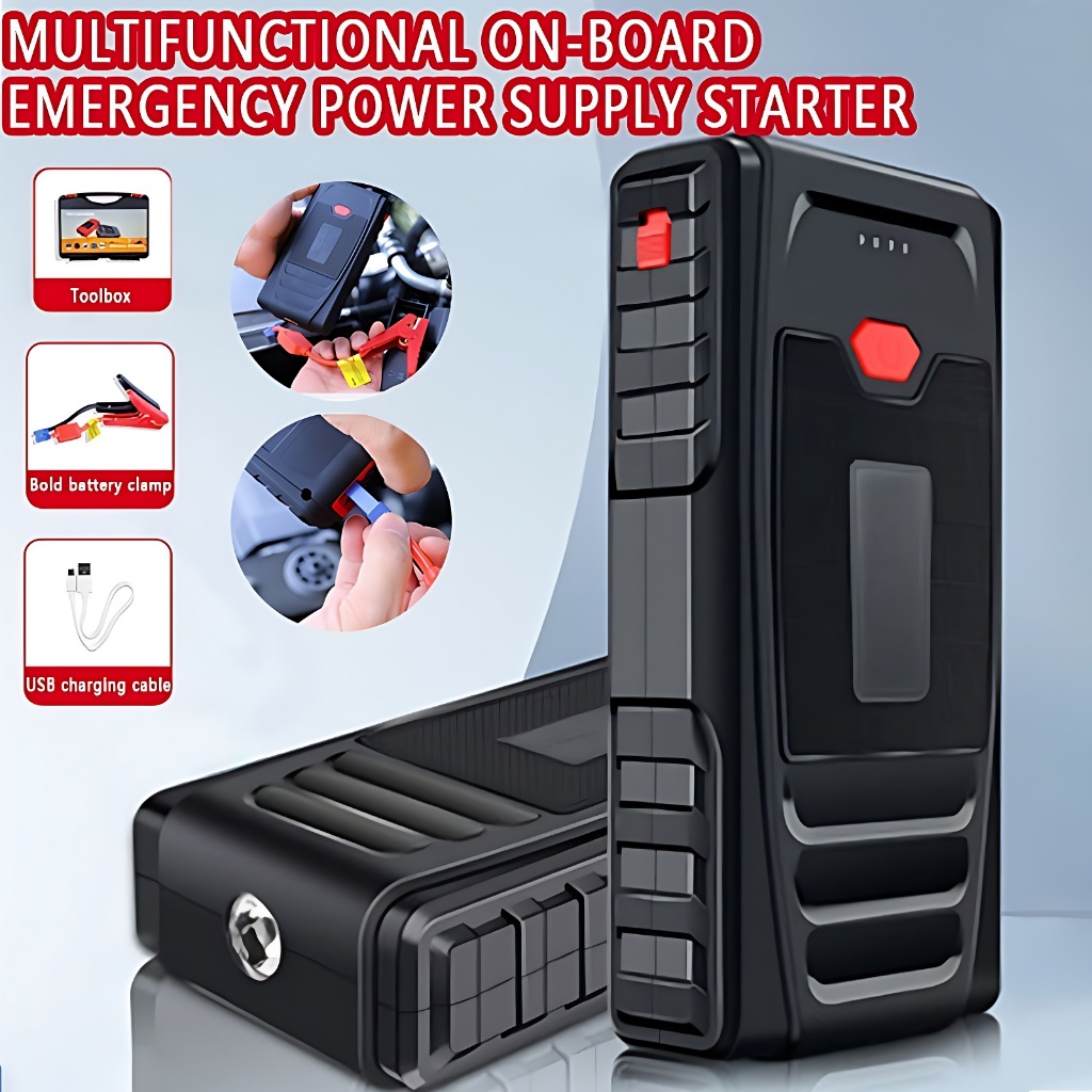 10000mAh Car Jump Starter Power Bank Car Emergency Power Supply Starter ...