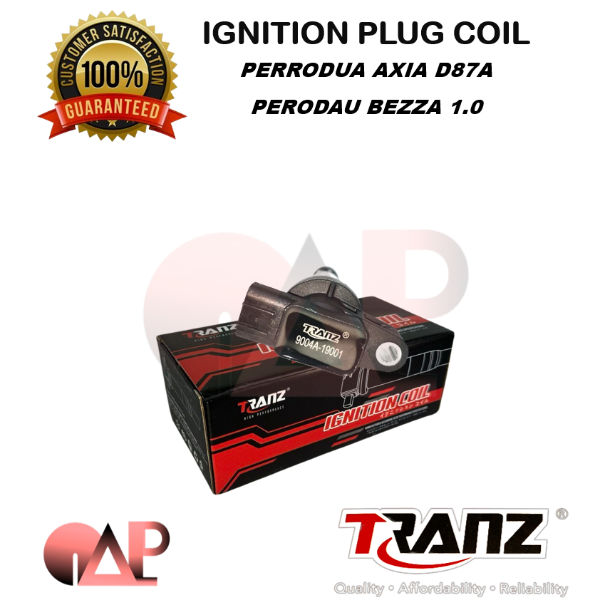 TRANZ PERRODUA AXIA D87A , PERODUA BEZZA 1.0 IGNITION PLUG COIL / PLUG ...