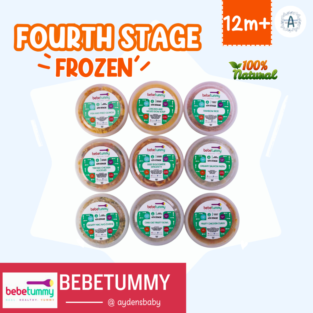 BEBE TUMMY FROZEN STAGE 4 BABY FOOD 12 Months [READY STOCK] | Shopee ...