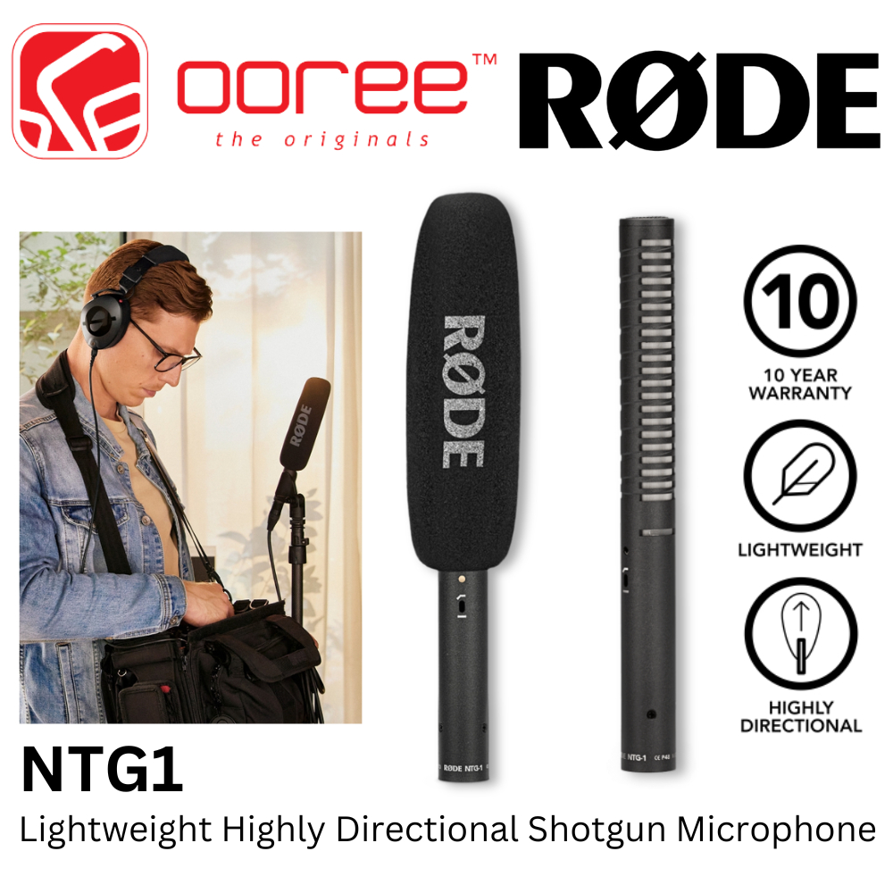 RODE NTG1 (NTG-1) DIRECTIONAL SUPER CARDIOID CONDENSER SHOTGUN ...